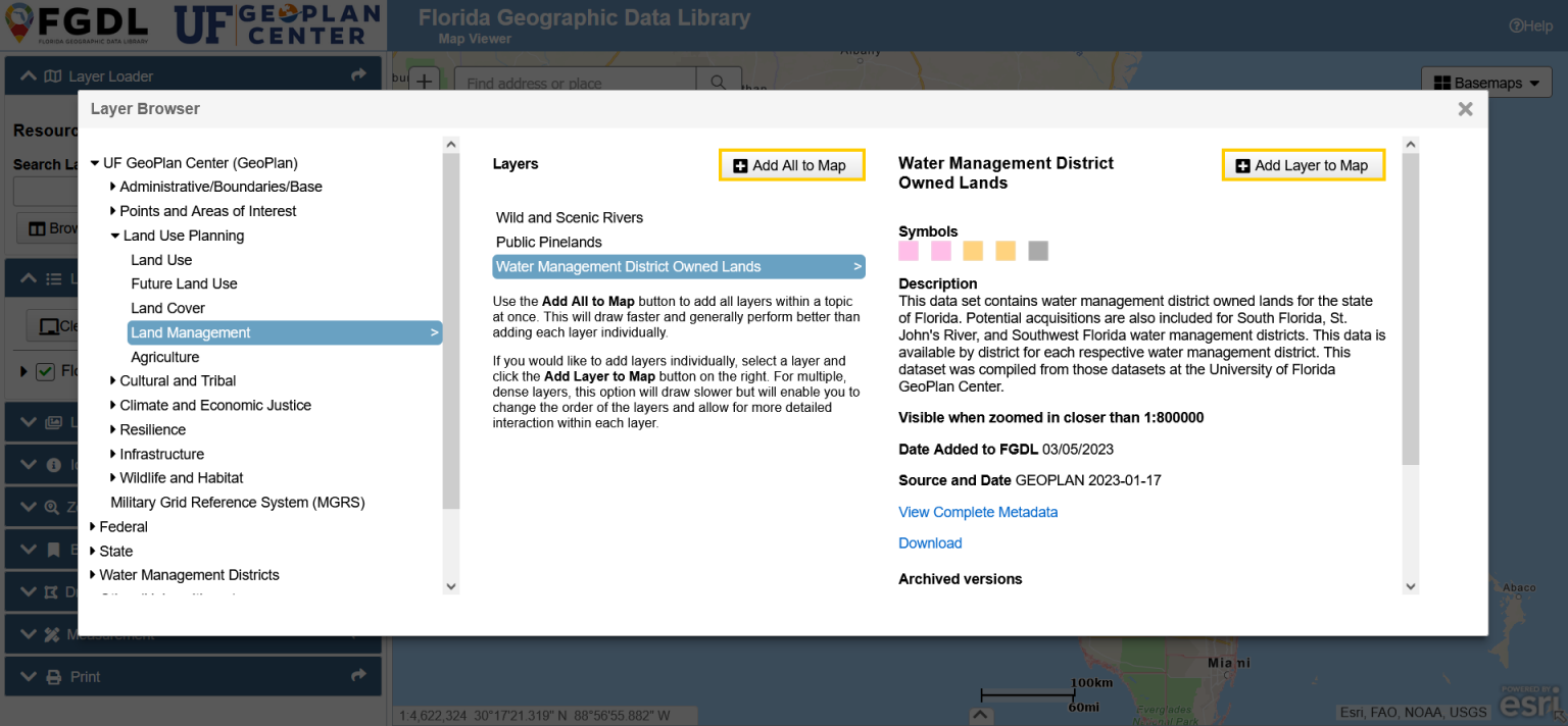Tutorials – Florida Geographic Data Library
