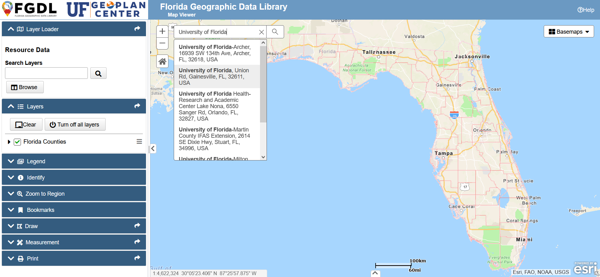 Tutorials – Florida Geographic Data Library